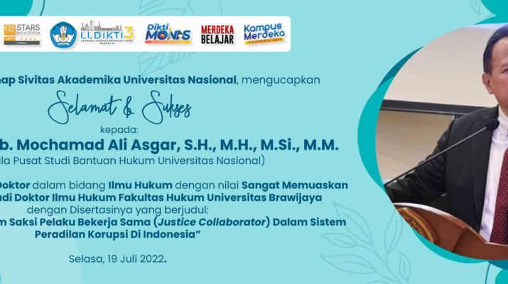 Selamat & Sukses Kepada: Bapak Dr. Drs. Tb. Mochamad Ali Asgar, S.H., M.H., M.Si., M.M. Atas ...