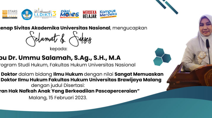 Selamat & Sukses Kepada Ibu Dr. Ummu Salamah, S.Ag., S.H., M.A. Atas Diraihnya Gelar Doktor ...